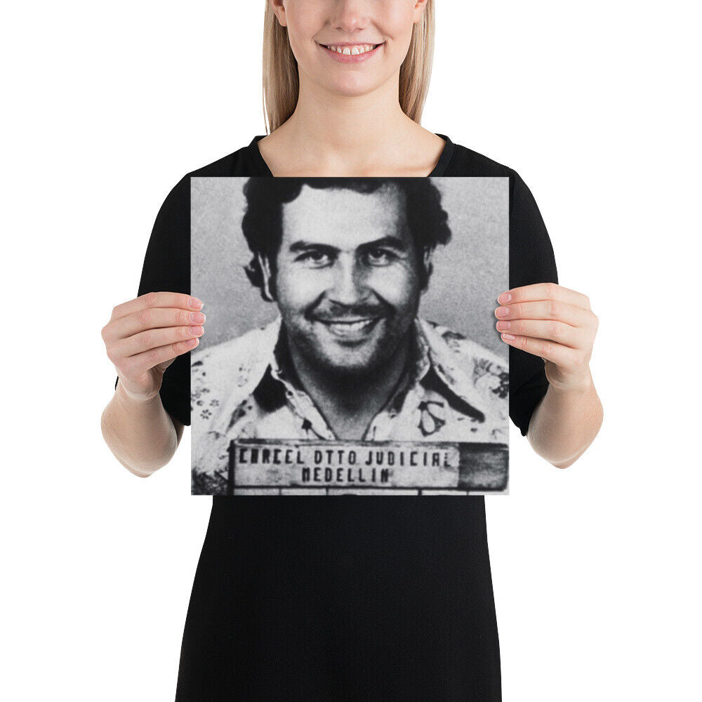 Pablo Escobar Mugshot Columbia Poster – Rubino Creative Fine Art