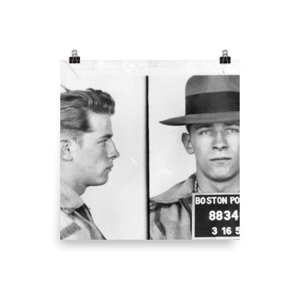 James Whitey Bulger Mug Shot 1953 Horizontal Mugshot Photo paper poste ...