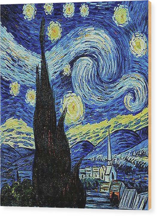 Starry Night Van Gogh Texture